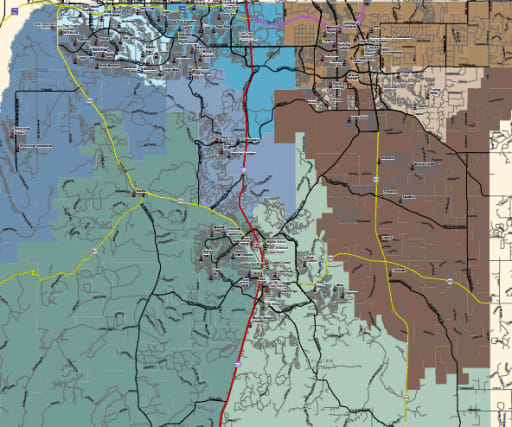 Douglas County Colorado Map County Posts New Election District Maps