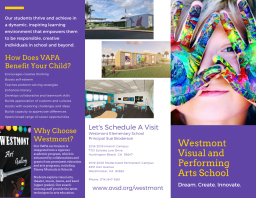 elementary school brochure