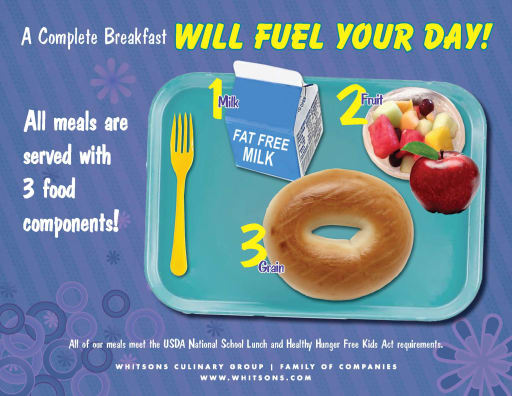 Middle School Food Breakfast
