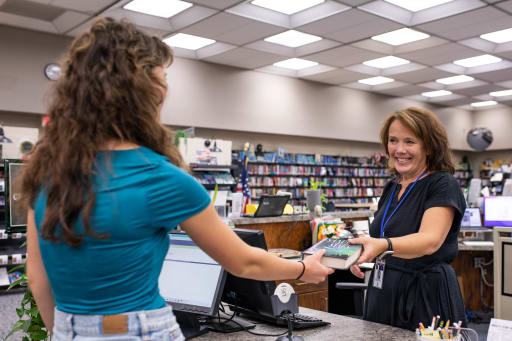high school librarian
