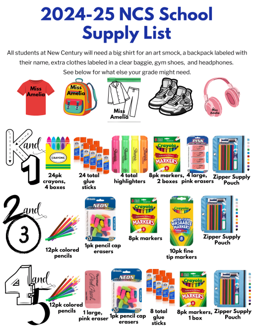 School Wish List School Supply List | New Haven Junior High School