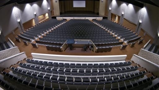 school auditorium dimensions