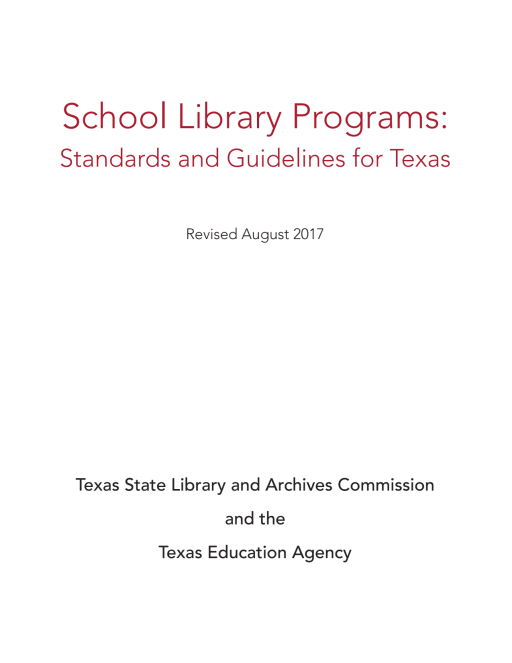 school library requirements