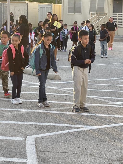 elementary school walk