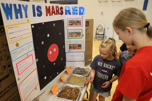 science experiment display