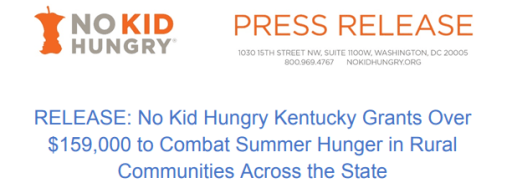 No Kid Hungry Logo
