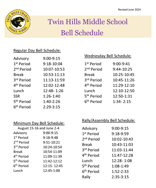 Dana Hills Bell Schedule