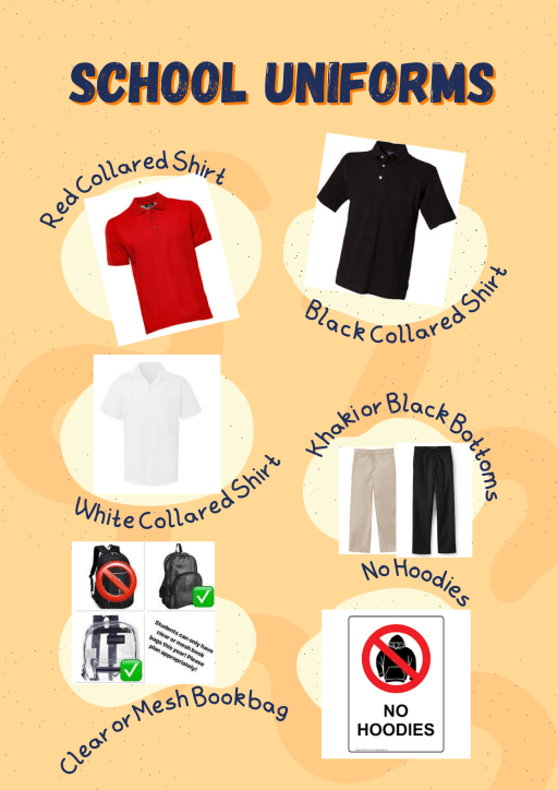 be school uniforms