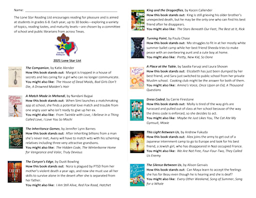 Road To Reading Program Code