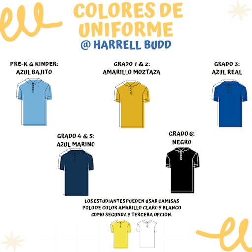 Peeples Middle School Uniform Colors