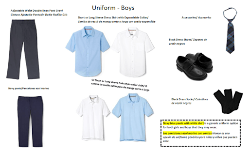 elementary boy uniform