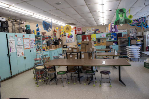 Middle School Art Classroom