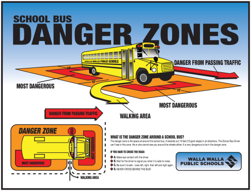 Printable School Bus Danger Zone Posters The Magic School Bus: Takes A