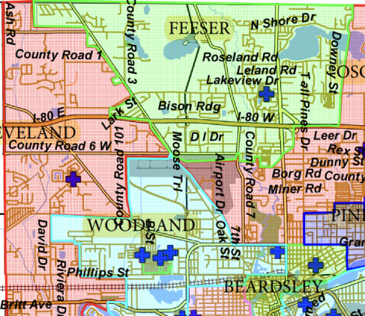 Elkhart Indiana Map