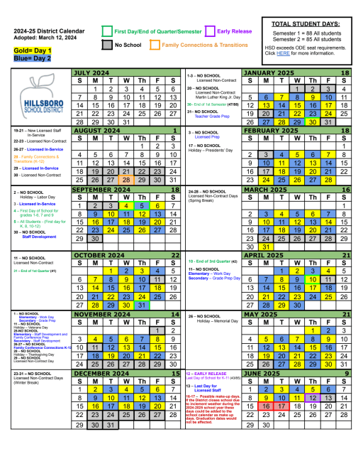 calendar dhsb