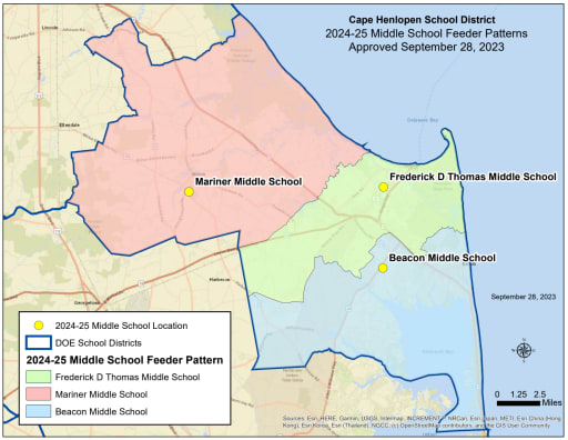 Frederick County School District Map
