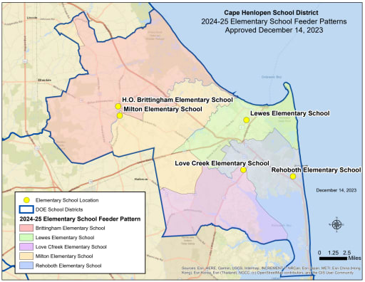 elementary school borders