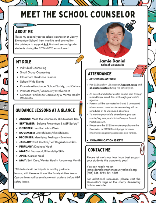 elementary school counselor forms