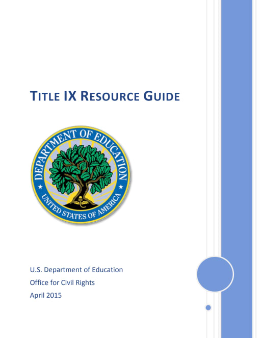 Official Title Ix Document Title IX