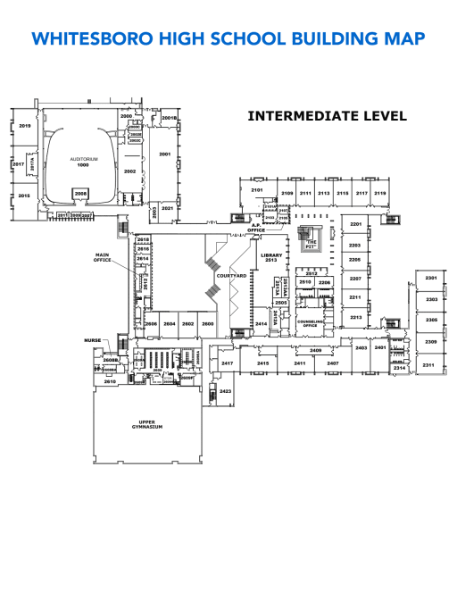 high school building layout