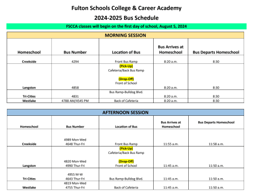 Florence Unified School District Bus Schedule Welcome To Synergy!