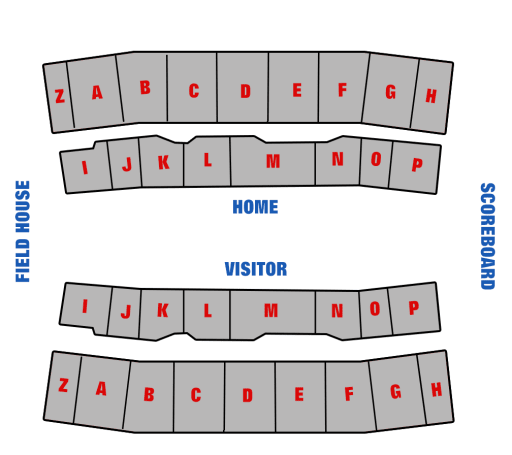 Rhodes Stadium Seating Chart Fan Guide Anderson University