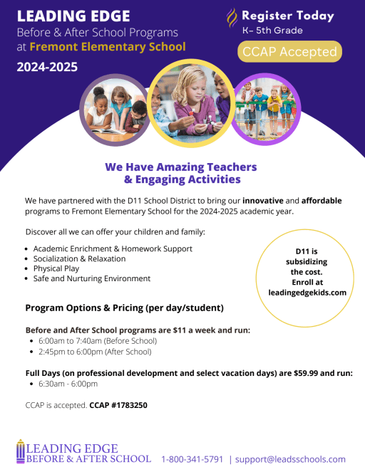 edge elementary school hours