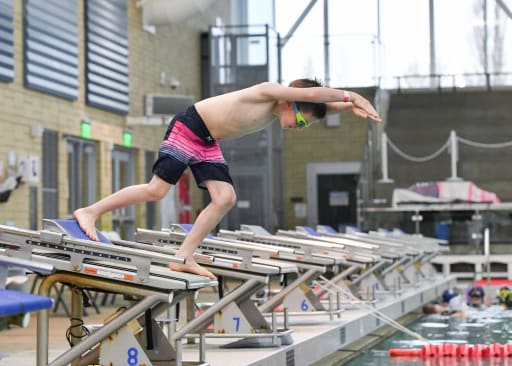 olympic pool diving lessons