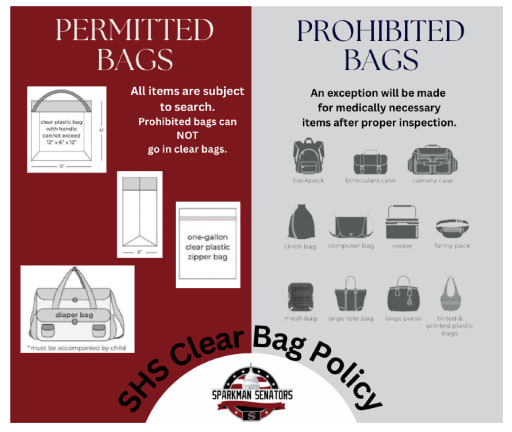 clear backpack policy
