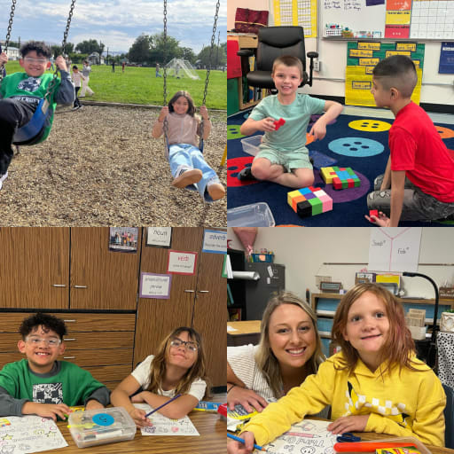 going to elementary school