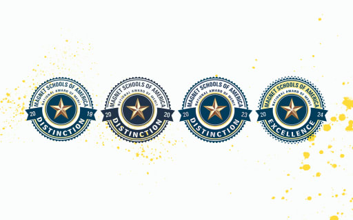 Logotipo De Las Escuelas Magnet De América Magnet Schools Of America