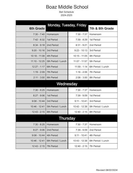 bms school hours