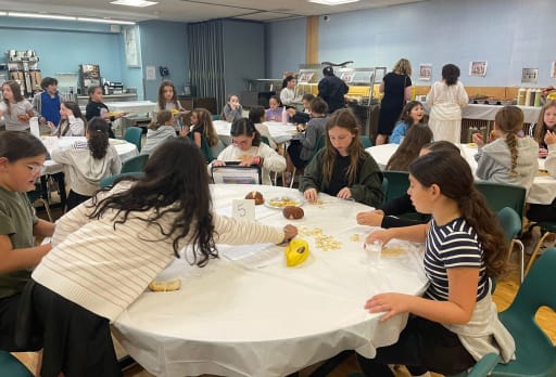 middle school lunch table