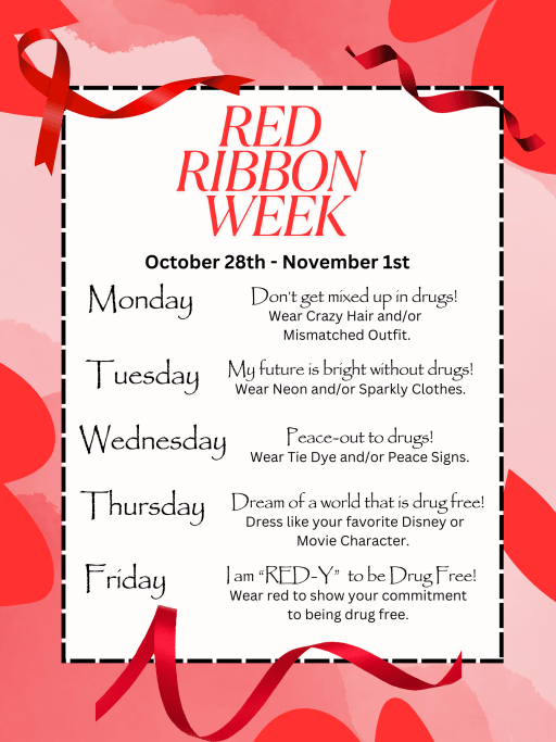 Red Ribbon Week Theme Ideas Red Ribbon Week Bascomb Elementary