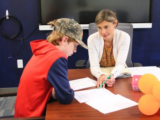student tutoring
