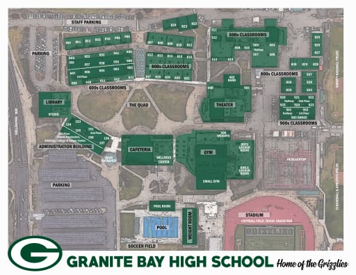Roseville Granite Bay Map