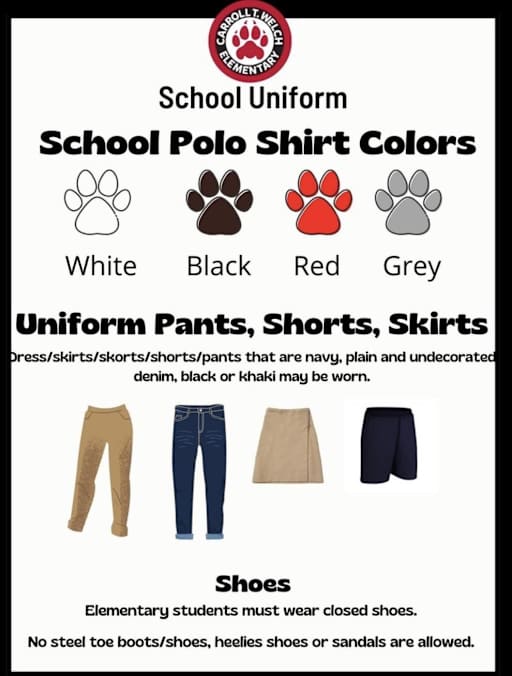 school uniform dress code