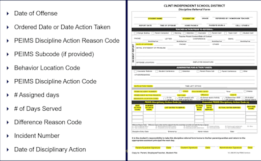 disciplinary referral