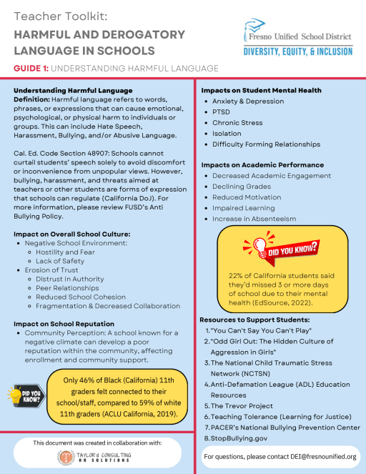 diverse educators toolkit