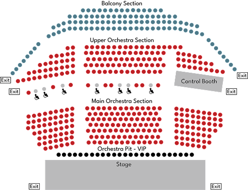 Booth Playhouse Seating Chart