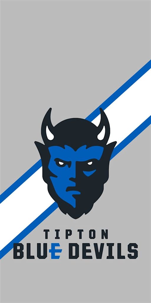 blue devils logo font