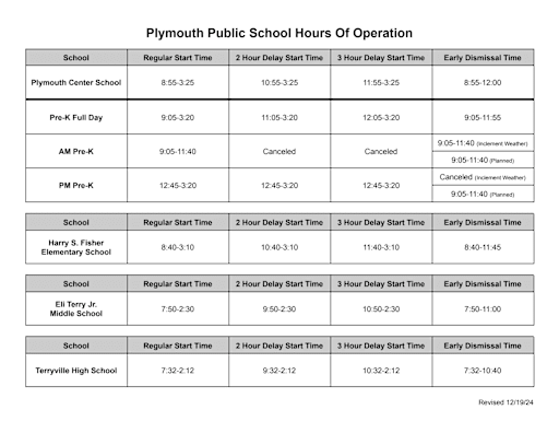 what time does elementary schools start