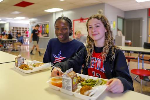school breakfast cafeteria