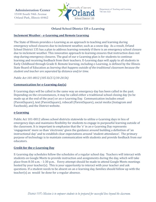 school emergency closures