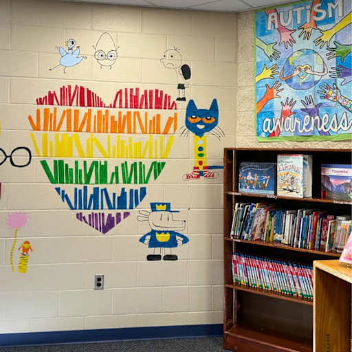 elementary school library decor