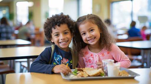 middle school lunch table