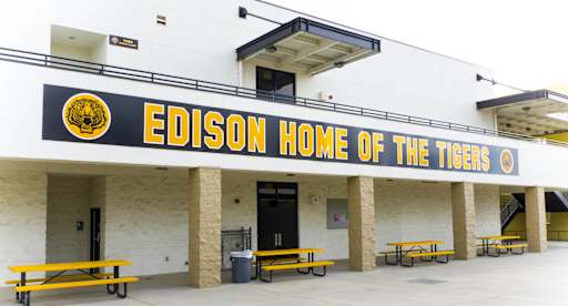 Edison Tigers Logo Burlington Edison Tigers — Hats Off