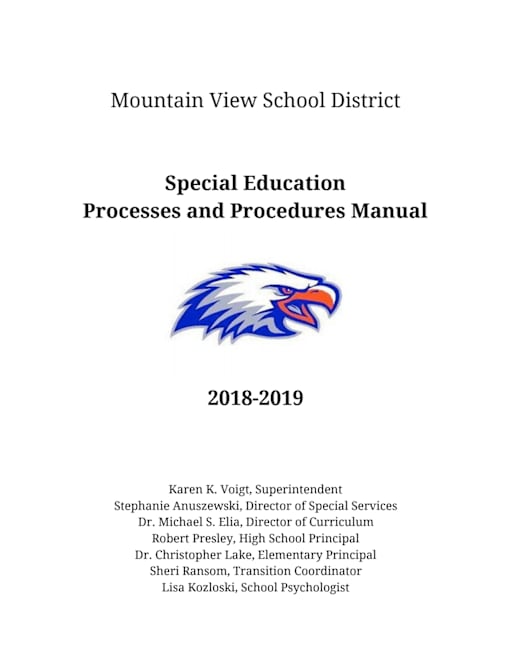 Special Processes Procedure