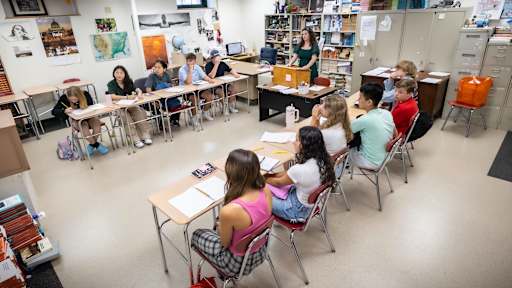 Ninth Grade Classroom