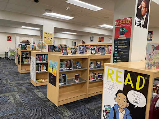 elementary school library sections
